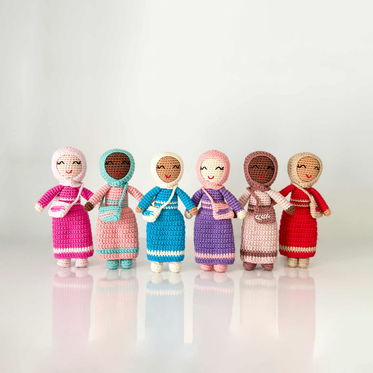 Hijab Doll with Purse (Small) | Handmade Muslim Doll – OAK Creative Designs