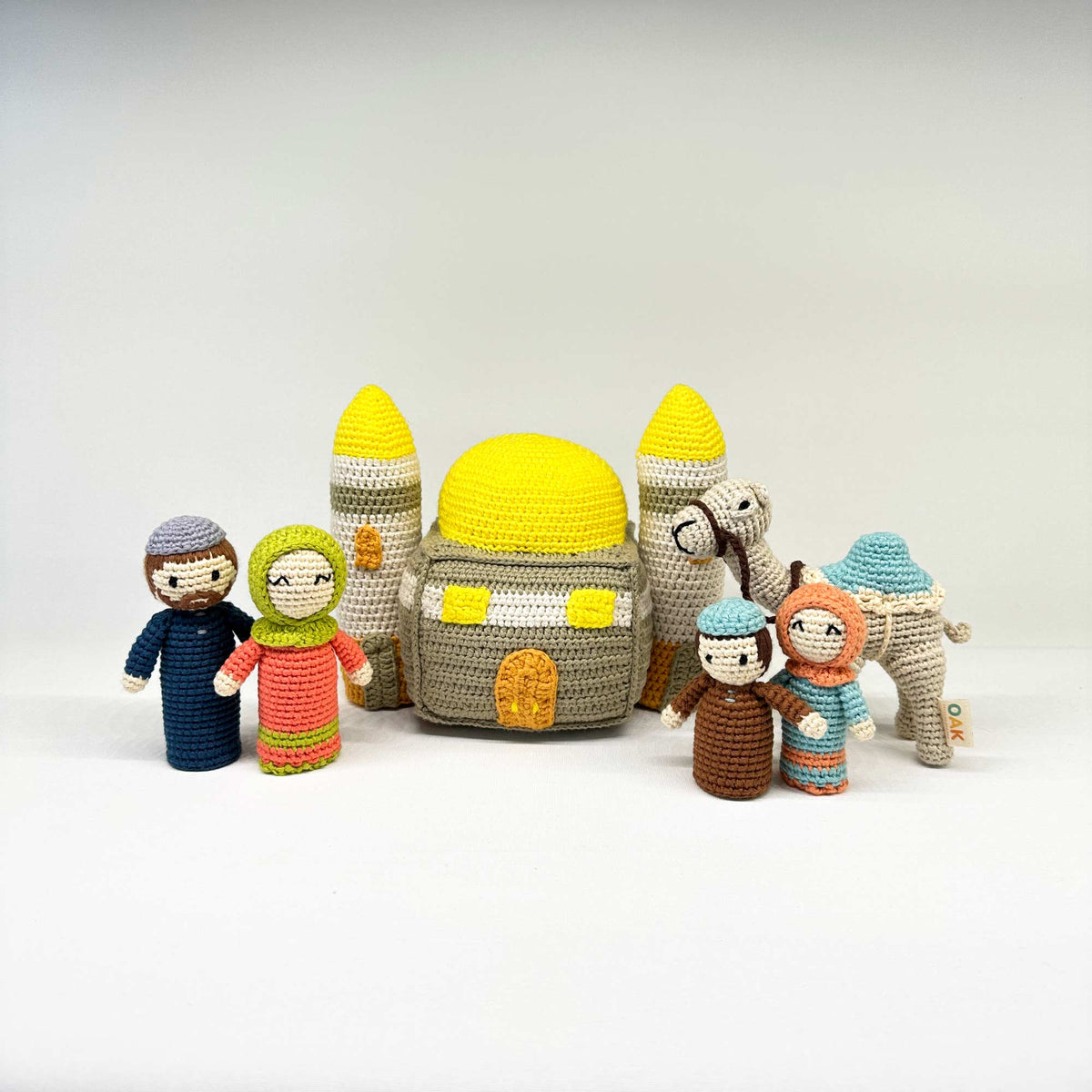 Playset - Yellow Masjid | Handmade Educational Toy – OAK Creative Designs